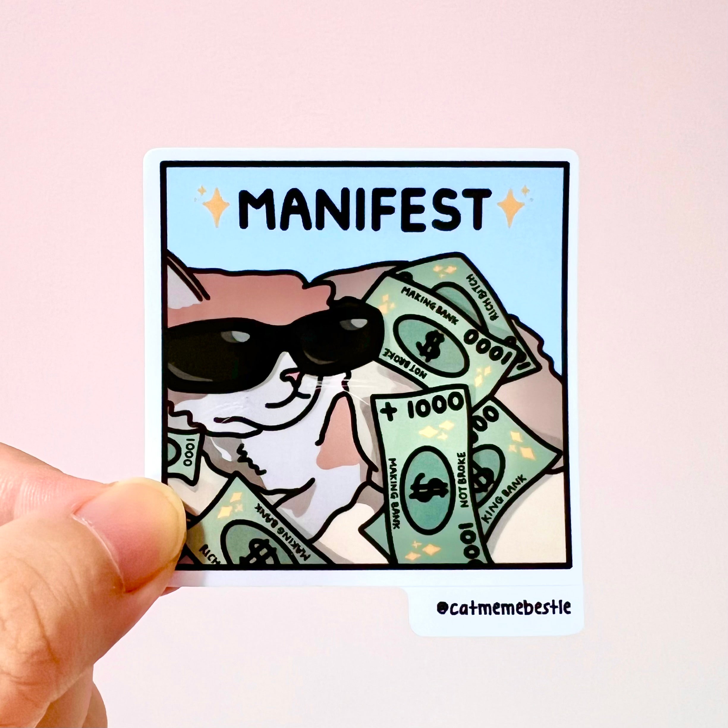"manifest" sticker – the pastel mafia