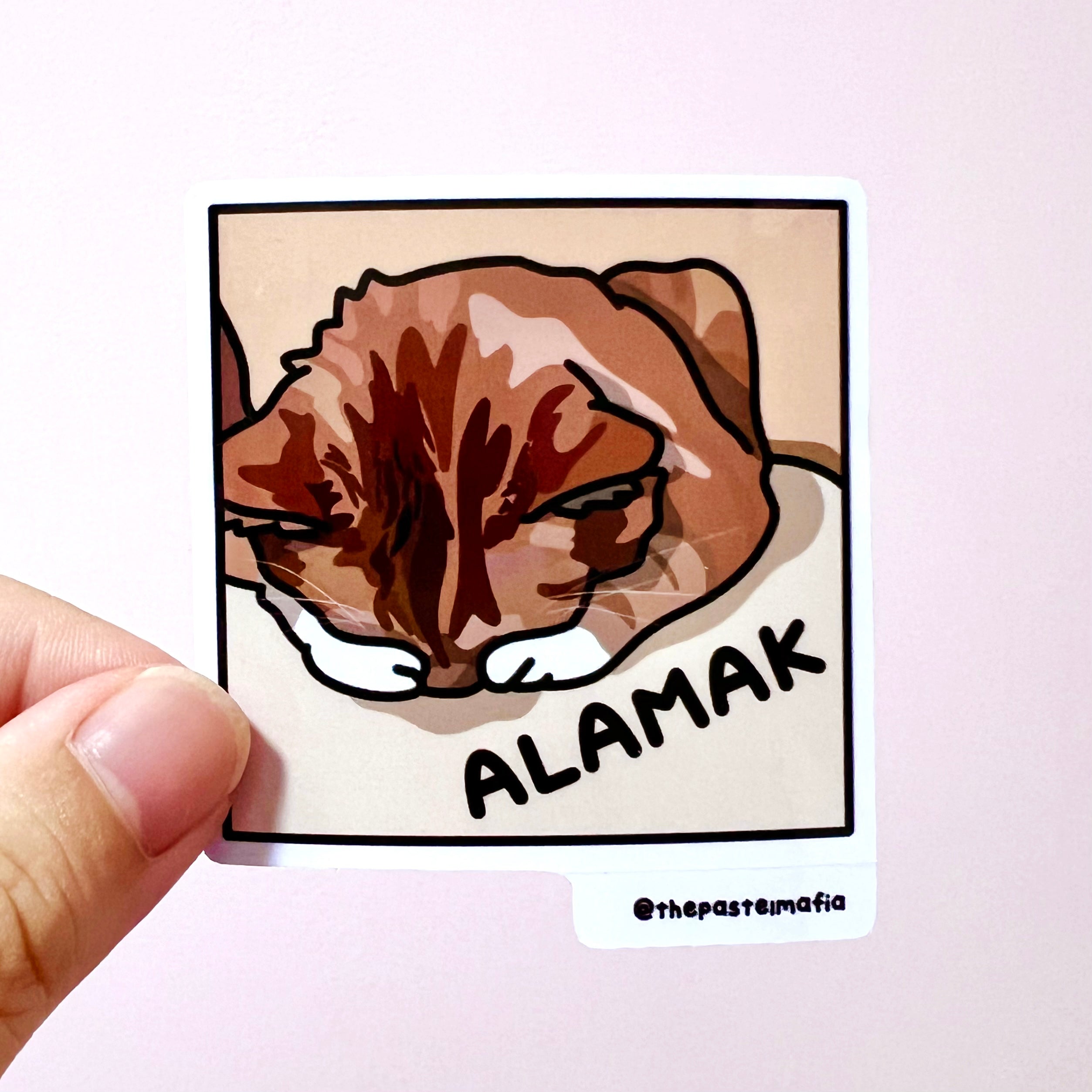 "alamak" sticker – the pastel mafia