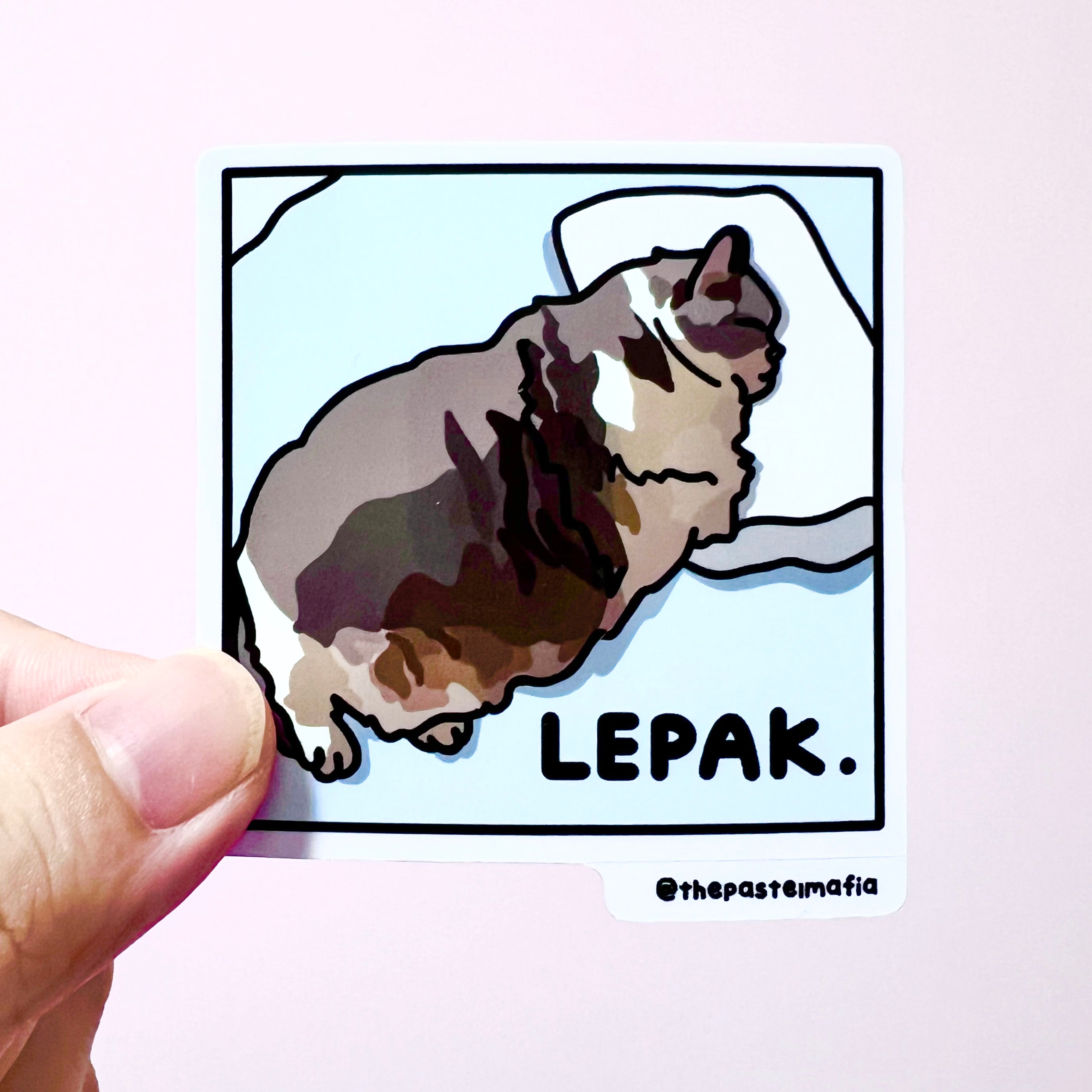 "lepak" sticker – the pastel mafia